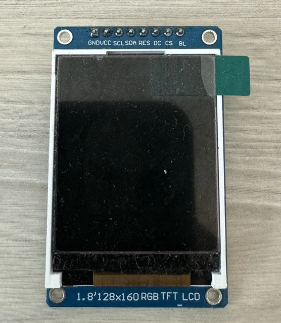 1.8& INCH ST7735 128x160 SPI Colour TFT LCD Display Module Arduino Raspberry Pi £7.99 - PicClick UK