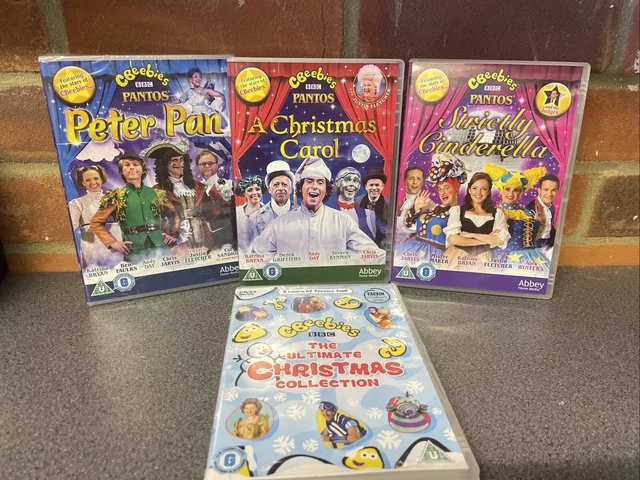4 X CBEEBIES Christmas Bundle Panto Peter Pan, Christmas Carol ...