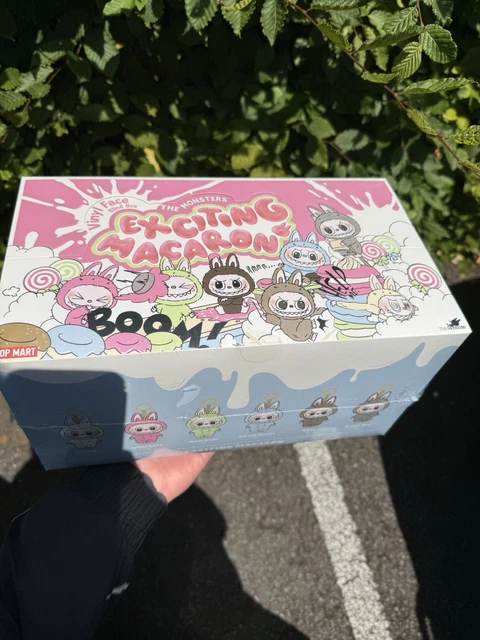 POP MART LABUBU The Monsters Exciting Macaron Plush Box Full Set ...