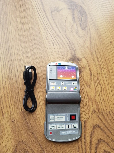 PROP REPLICA STAR Trek Voyager Relativity Tricorder Hero with Lights ...