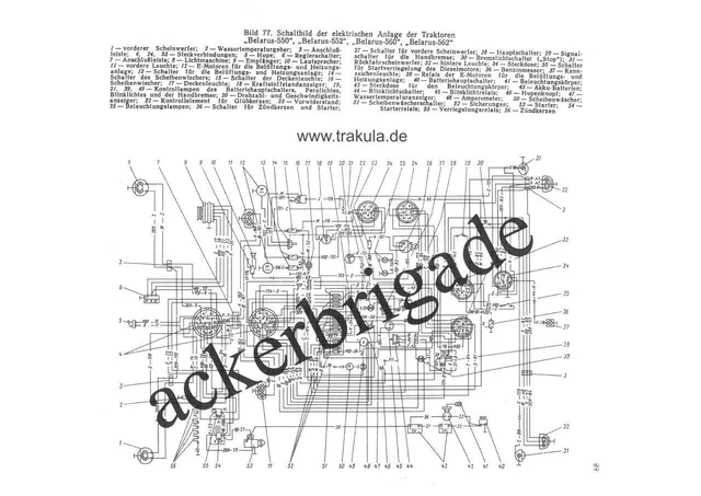 302333 SCHALTPLAN ELEKTROSCHALTPLAN Belarus MTS 550 552 560 562 Minsk ...