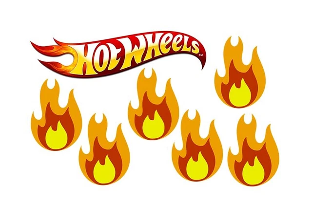 HOT WHEELS FLAME Edible Icing Print Cake Image Birthday Topper ...