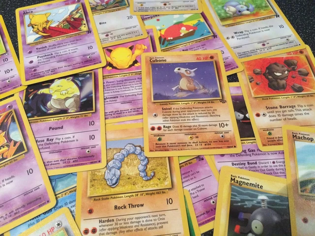 POKEMON COMMON CARDS - All Sets Base Fossil Jungle Neo (Select your ...