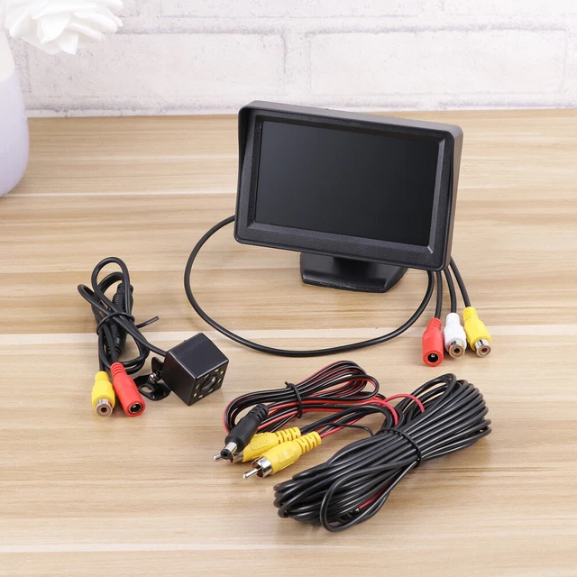 MONITOR LCD TFT 4,3 pollici auto sistema di visione posteriore backup ...