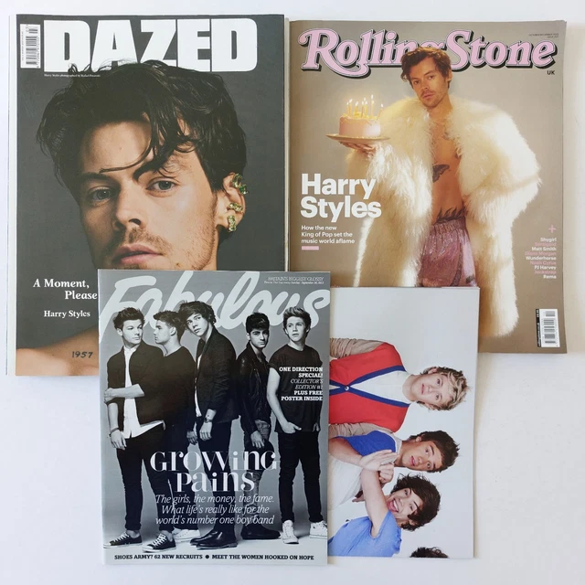 HARRY STYLES - 3 x Magazine Bundle 1D (Rolling Stone/Dazed & Confused ...