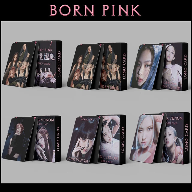 KPOP BLACKPINK BORN Pink Album Paper Lomo Photo Cards Jennie Lisa Photocard AAA £4.07 - PicClick UK