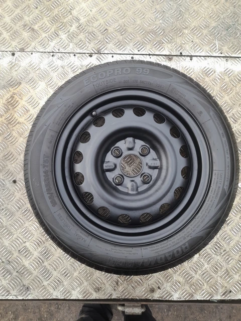 PEUGEOT 107, CITROEN C1 14" steel wheel and 155 65 14 Roadmarch tyre £ ...