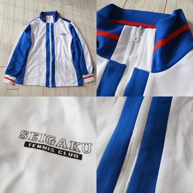 TENIPURI RYOMA ECHIZEN Seigaku Jersey + Uniform + Wig + Hat Costume L ...