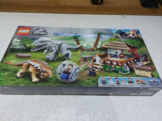 LEGO JURASSIC WORLD (75941) Indominus Rex vs. Ankylosaurus (Brand New ...