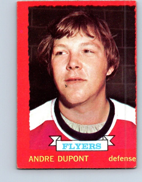 VINTAGE HOCKEY CARD Opc 1973 Philadelphia Flyers Andre Dupont No98 $5. ...