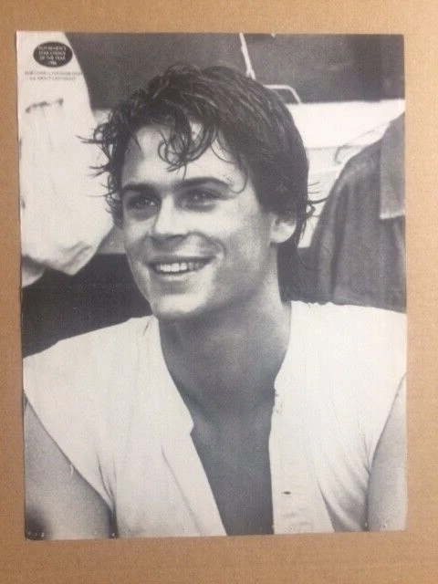 ROB LOWE &EX-SCRAPBOOK 2024" Original Vintage Magazine Poster $17.54 ...