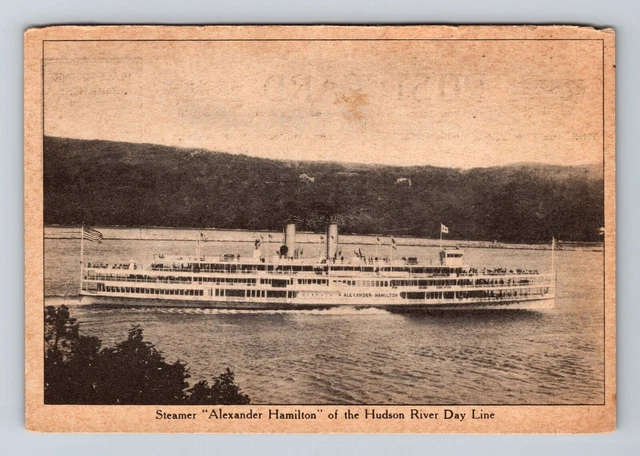 STEAMER ALEXANDER HAMILTON, Hudson River Day Line, Ship, Vintage ...