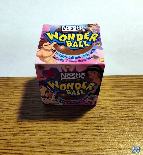 DISNEY'S-NESTLE'S CHOCOLATE WONDER Ball & Toy-Valentines (Box Only ...