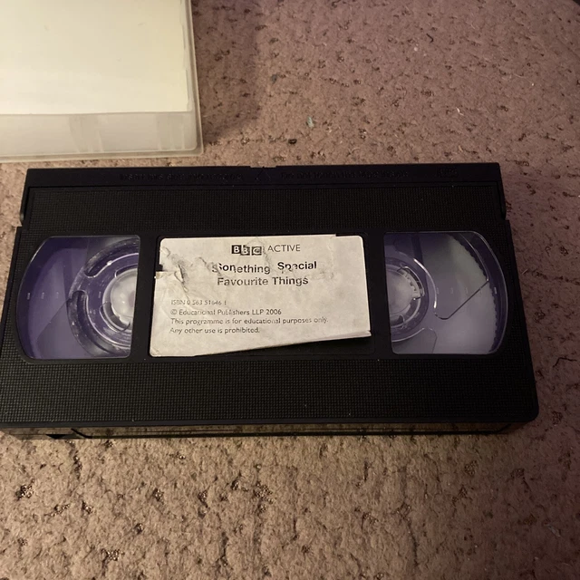 BBC SOMETHING SPECIAL Favourite Things Cbeebies Makaton VHS 2005 ...