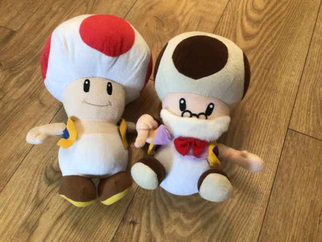SUPER MARIO PLUSH soft toys Toad and Grandpa Toad £14.00 - PicClick UK