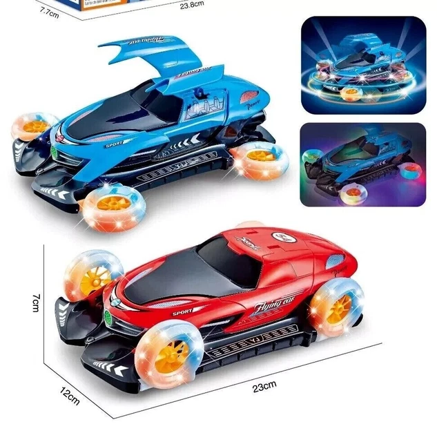 FLYING SPORT CAR Toy for Kids with Lights Sound Music 360 Toy £9.99 ...
