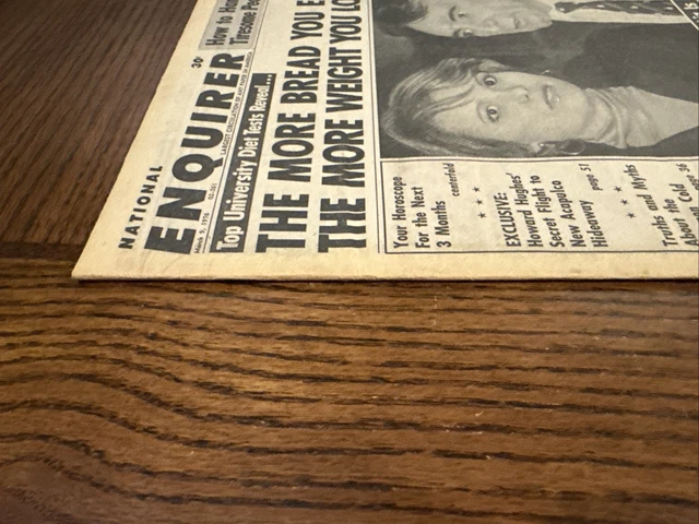 NATIONAL ENQUIRER MARCH 9 1976 Richard Burton!!! £11.25 - PicClick UK