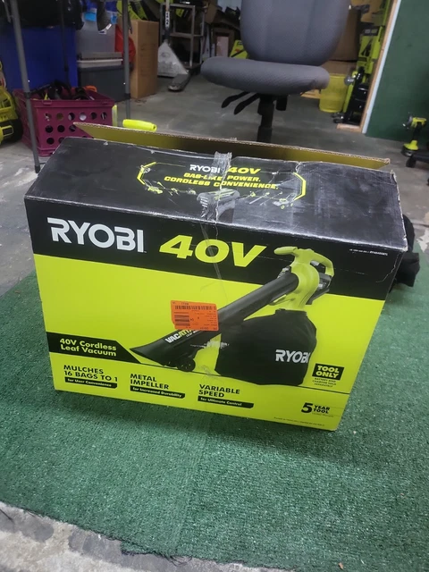 RYOBI RY40405BTL 40V Cordless Leaf Mulcher TOOL ONLY *Free Shipping ...