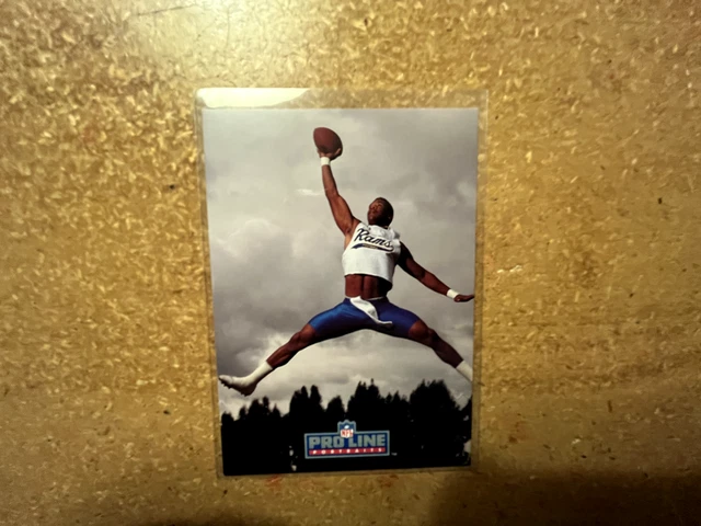 LOS ANGELES RAMS-PAT TERRELL, 1992 PRO LINE AUTOGRAPHE/TIMBRE EN RELIEF ...