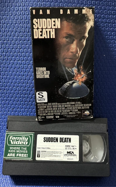 SUDDEN DEATH (VHS 1995) Jean-Claude Van Damme With Family Video Tag £9.65 - PicClick UK