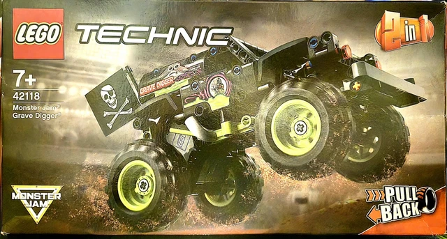 LEGO TECHNIC MONSTER Jam Grave Digger 42118 2 In 1 Pull Back £15.78 ...