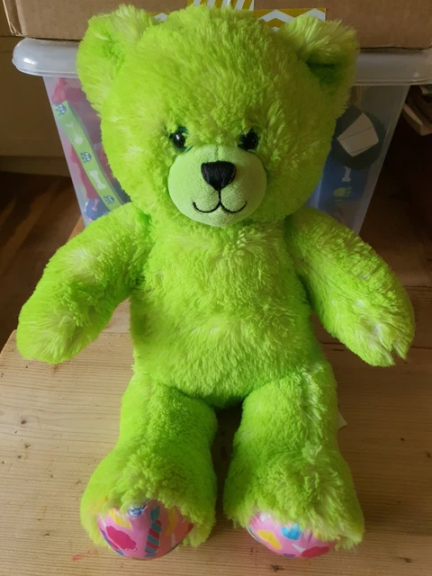 BUILD A BEAR Candy Pop Bear RARE lime green £35.00 - PicClick UK