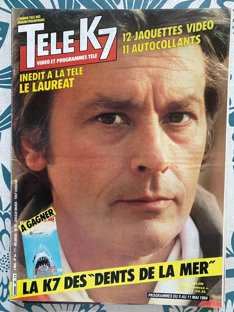 TELE K7 N°34 Du 05/05/84 Alain Delon EUR 10,00 - PicClick FR