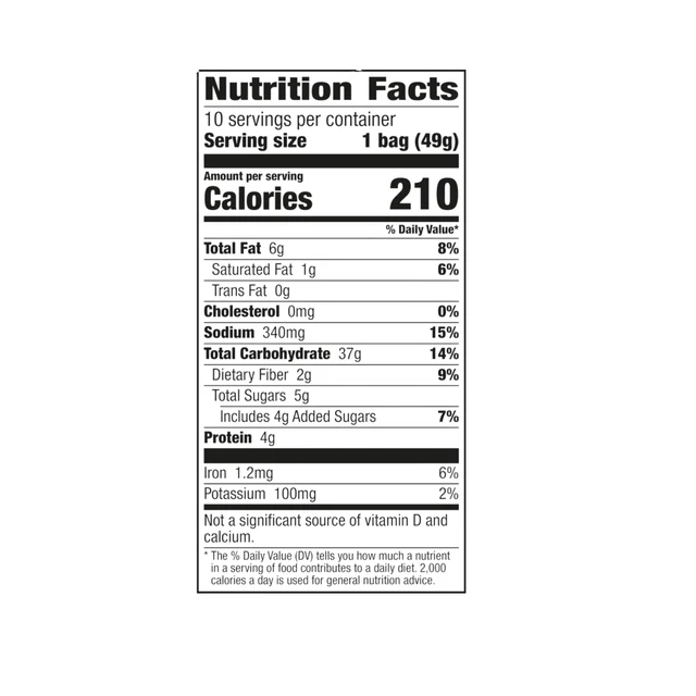 CHEX MIX SNACK Mix, Cheddar Snack Mix, 1.75 oz each, 10 Count $38.31 ...