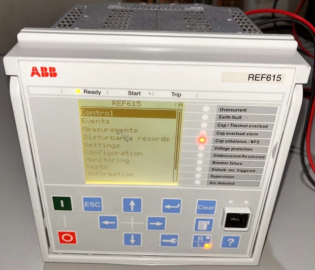 ABB REF615E_1G HBFKBCADNEA1BNN21G FEEDER PROTECTION RELAY / ABB REF615 ...