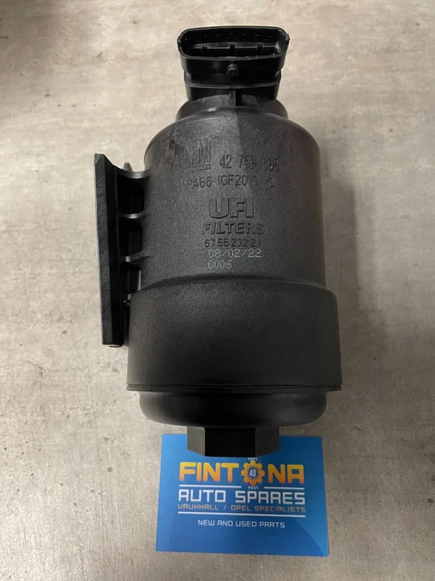 ORIGINAL VAUXHALL MOKKA Diesel Fuel Filter Housing Strainer 42759836 £ ...