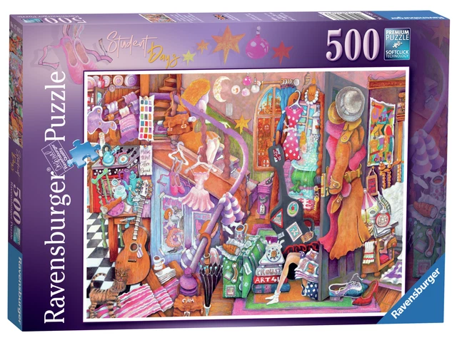RAVENSBURGER*PUZZLE*500 TEILE*STUDENT DAYS*RARITÄT*OVP EUR 16,99 ...