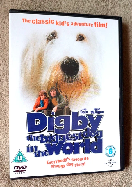 DIGBY THE BIGGEST DOG IN THE WORLD (1973) Jim Dale film. region 2 uk ...