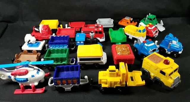 FISHER PRICE GEOTRAX Fire Truck Rapid Rescue Fire Squad Construction ...