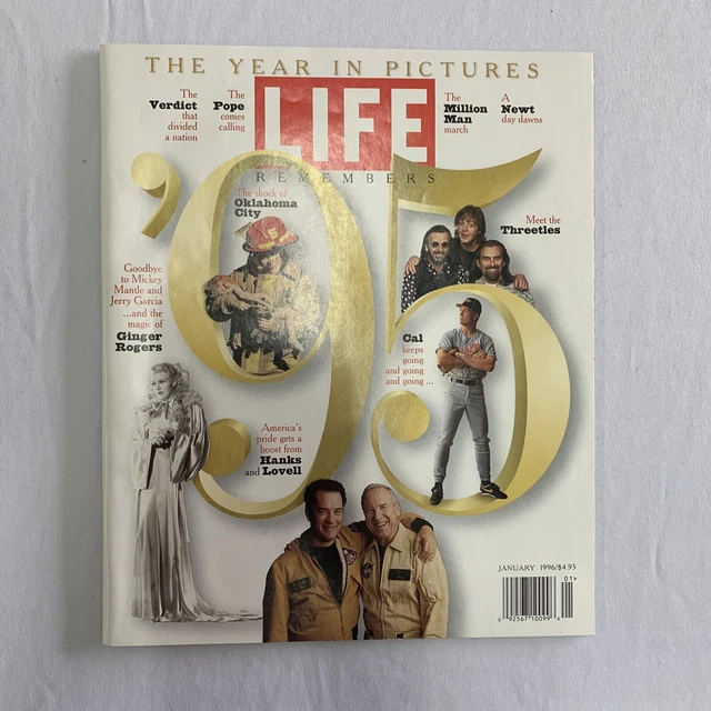 LIFE MAGAZINE THE Year In Pictures '95 Life Remembers January 1996 £5. ...