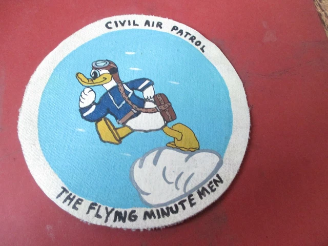 WWII USAAF DISNEY Donald Civil Air Patrol Flying Minute Man Fliegerjacke Patch EUR 27,66 ...