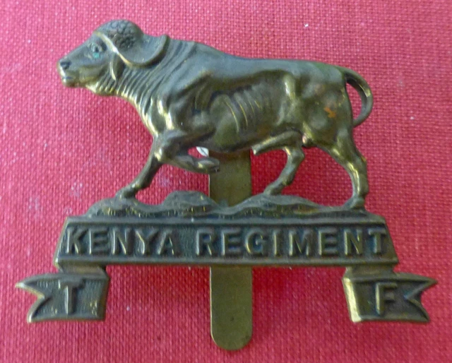 WW2 KENYA REGIMENT Tf British Colonial Africa Buffalo Cap & Slouch Hat ...