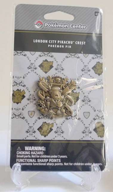 POKEMON CENTER LONDON Pikachu Crest Pins EUR 29,00 - PicClick FR