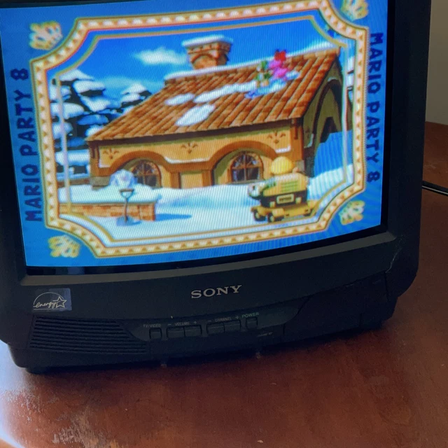 VINTAGE SONY TRINITRON KV-13M42 13" CRT TV Retro Gaming with remote £ ...