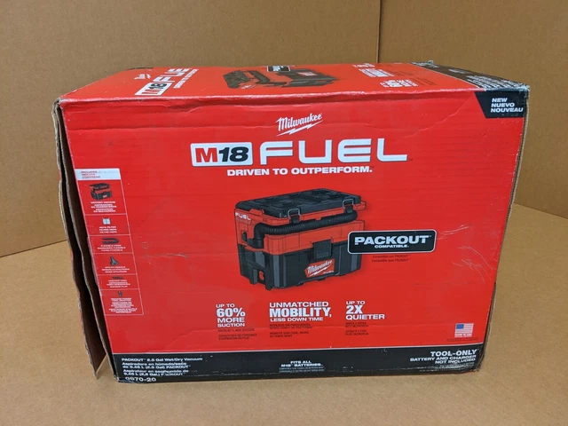 MILWAUKEE M18 FUEL 0970-20 Cordless Wet/Dry Vacuum *Open-Box* $169.99 ...
