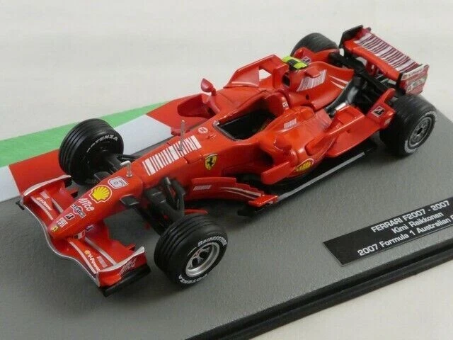 LES GRANDES FORMULA 1 - Ferrari F 2007 - Kimi Räikkönen - 2007 Brazilian Gp EUR 10,00 - PicClick FR
