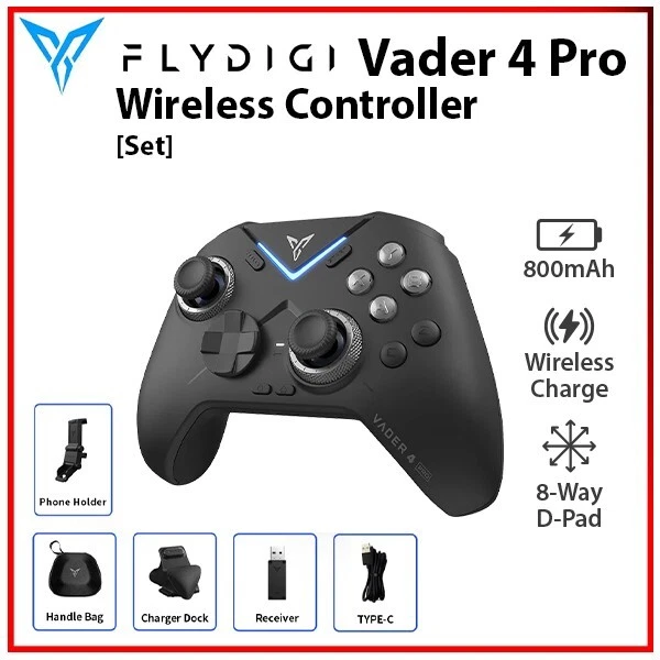 FLYDIGI VADER 4 Pro Wireless Gaming Game Controller for PC/NS/TV ...