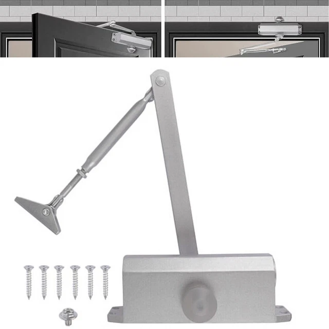 HEAVY DUTY AUTOMATIC Door Closer Hydraulic Adjustable Spring Auto Door ...