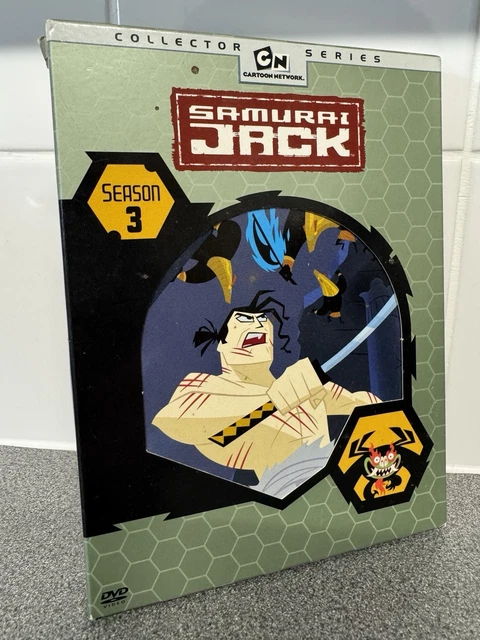 SAMURAI JACK COMPLETE Season Series 3 DVD Collection Series Region 1 TV ...