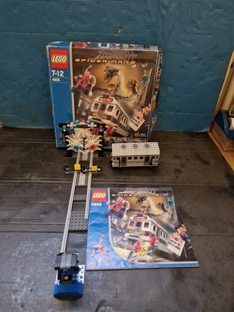 LEGO SPIDER-MAN SPIDER-MAN'S Train Rescue 4855. Incompleto, Descrizione ...