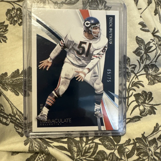 2021 PANINI IMMACULATE Collection Dick Butkus /75 Chicago Bears $24.99 ...