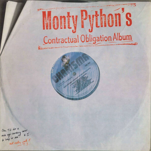 MONTY PYTHON - Monty Python's Contractual Obligation Album (Vinyl) £15. ...