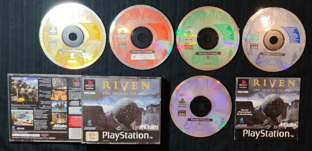 RIVEN THE SEQUEL to myst - PAL FR francais console Playstation ps1 psx ...
