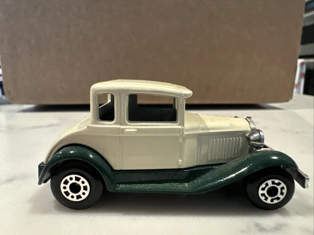 VTG LESNEY MATCHBOX Model A Ford #73 Diecast Green Cream England 1979 ...
