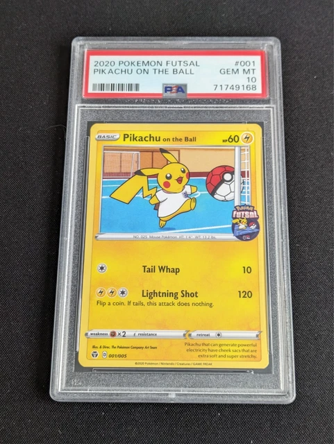 PIKACHU ON THE Ball 001/005 - PSA 10 - Graded Pokemon Card £49.99 ...