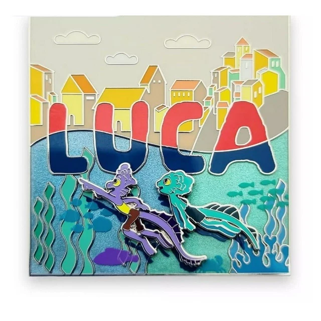DISNEY PIXAR LUCA Logo Limited Edition Pin Luca LE2600 Pin £48.00 ...